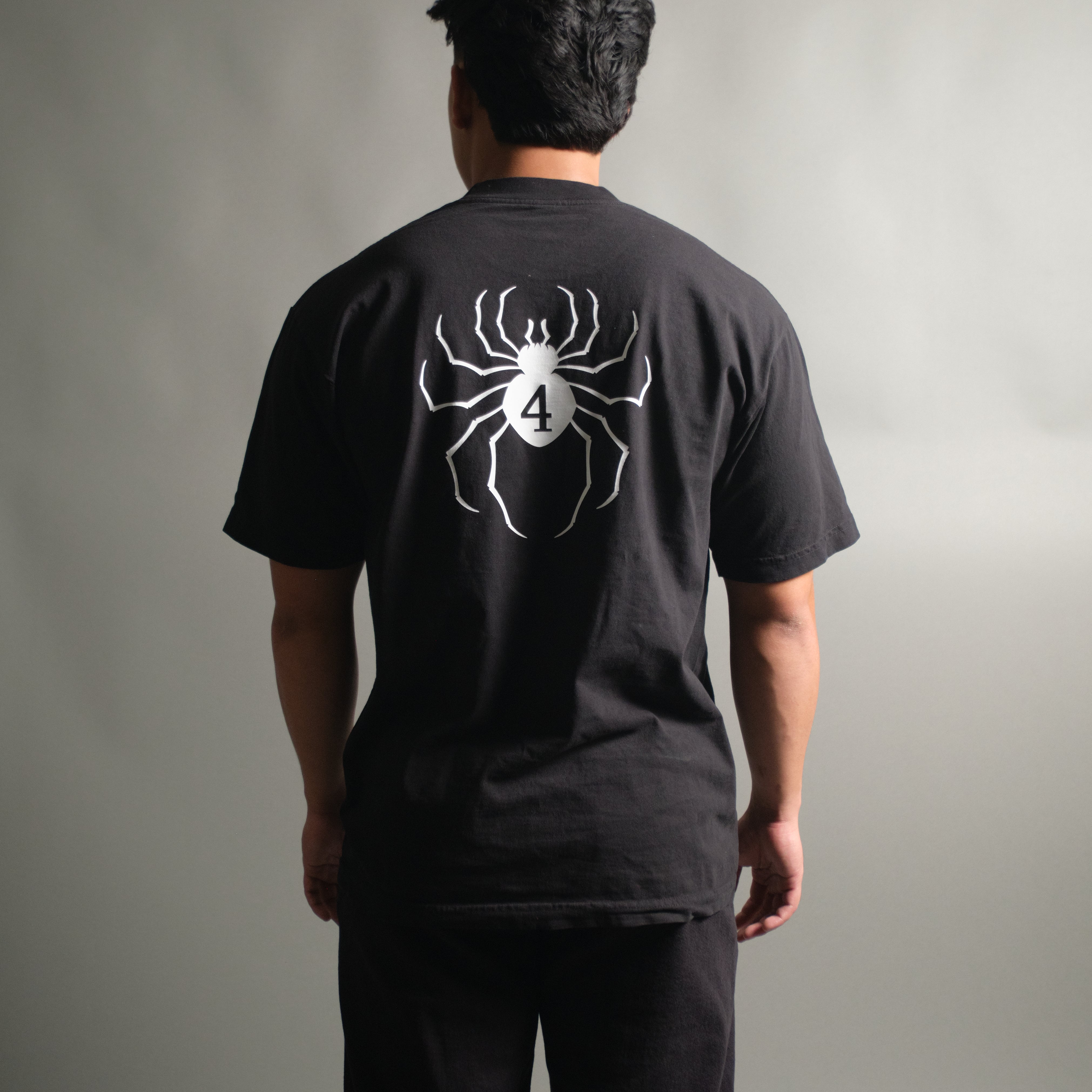 Hisoka Spider Oversized Tee in Black