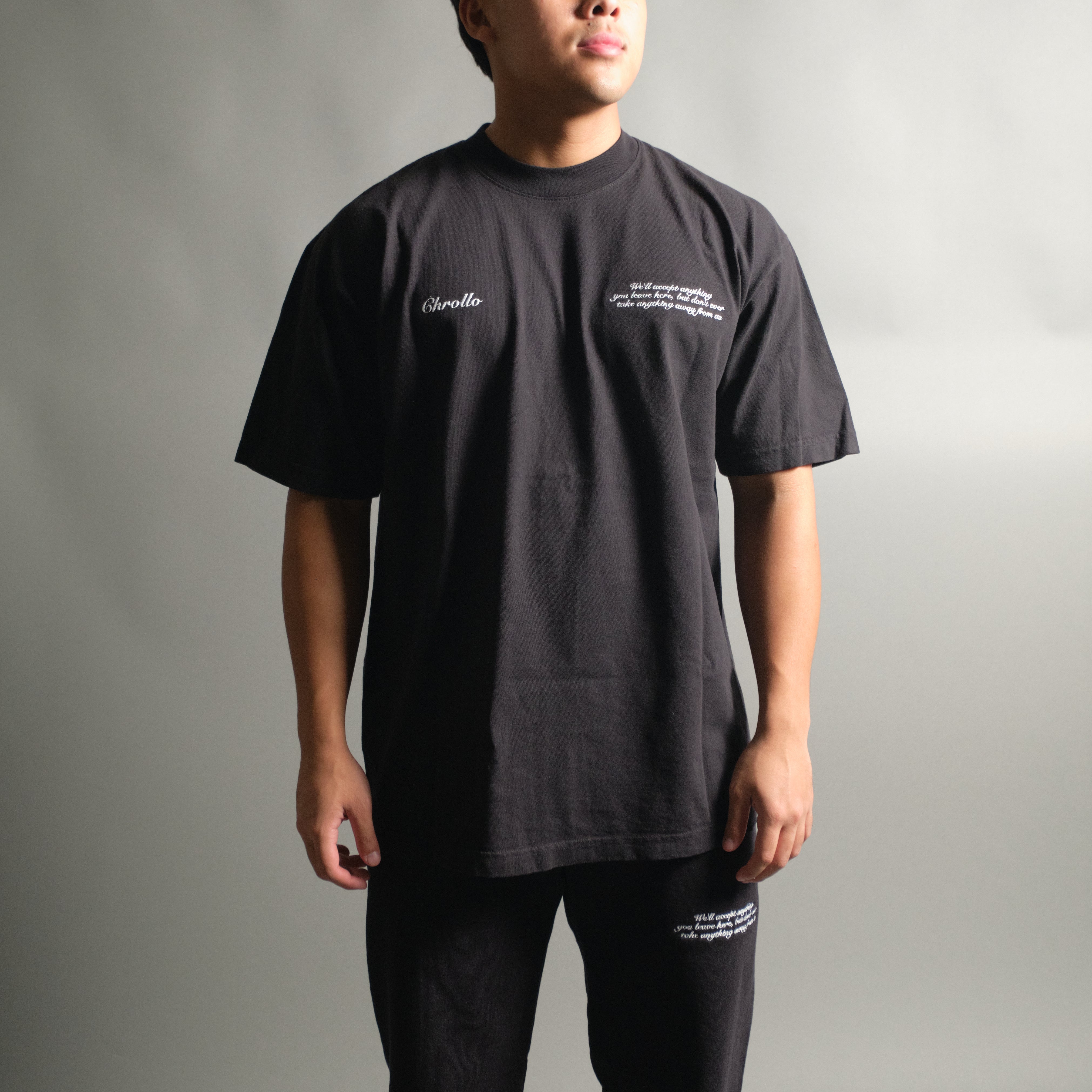 Chrollo Spider Oversized Tee in Black