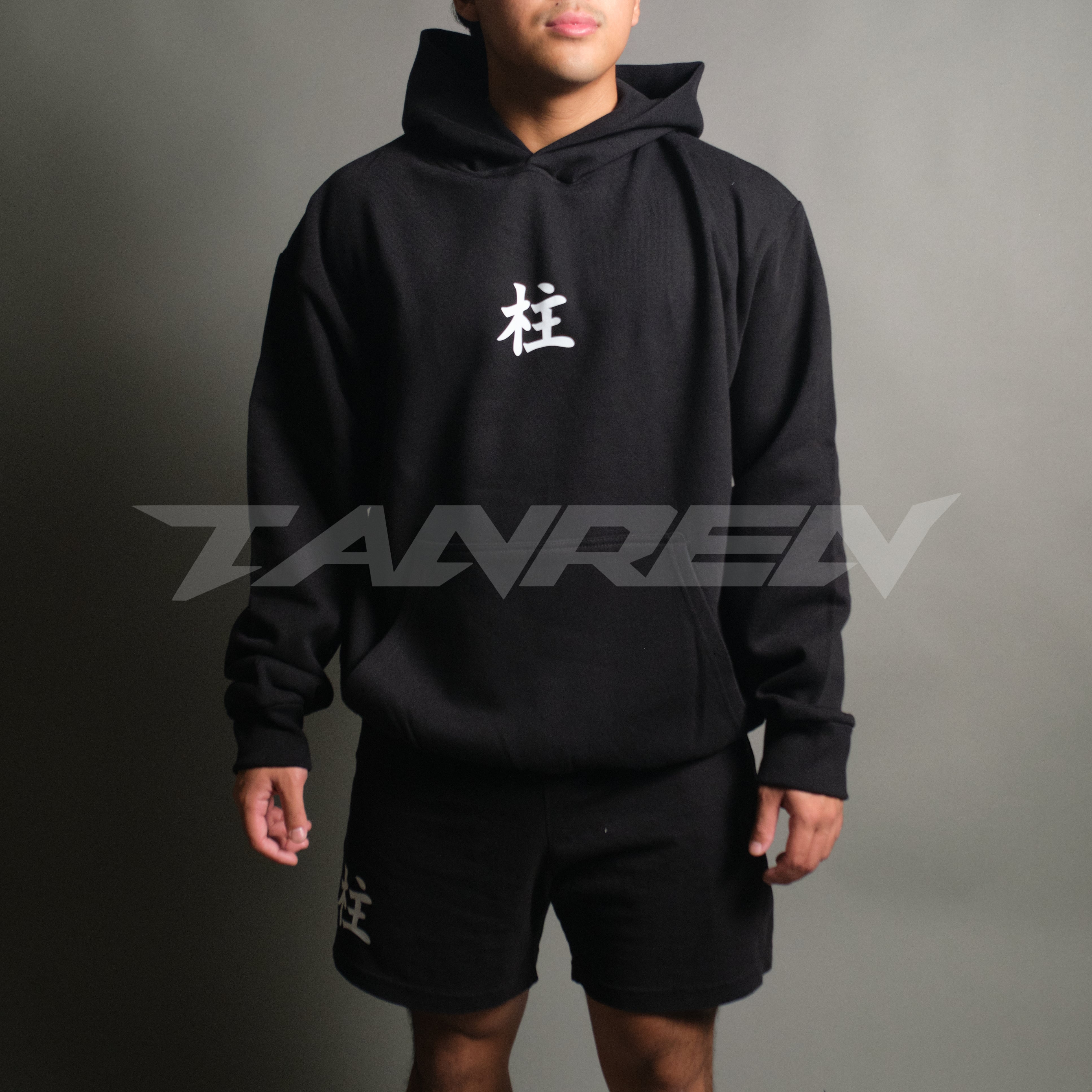 Hashira Oversized Hoodie in Black