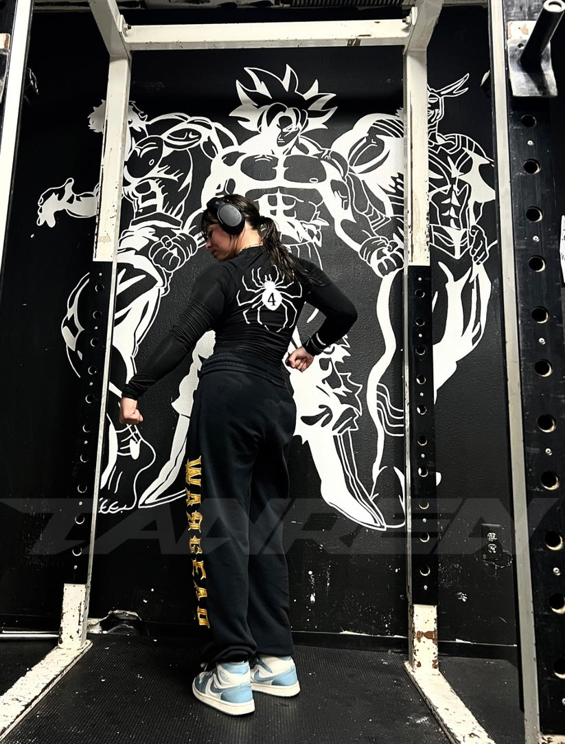 Hisoka Spider Compression Long Sleeve in Black